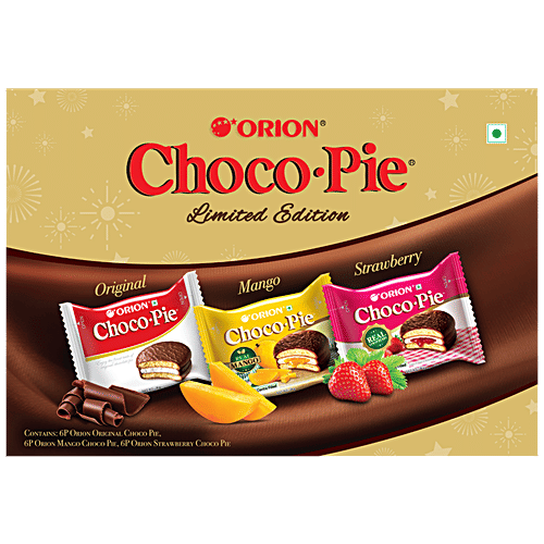 Buy Orion Assorted Choco-Pie Festive Gift Pack - Original, Mango ...