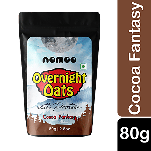 Buy NOMOO Overnight Oats - With Protein, Cocoa Fantasy, Dairy Free ...