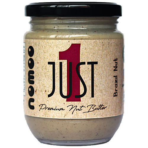Buy NOMOO Just1 - Premium Butter, Brazil Nut, Unsweetened, Smooth & Creamy, Dairy Free Online at ...