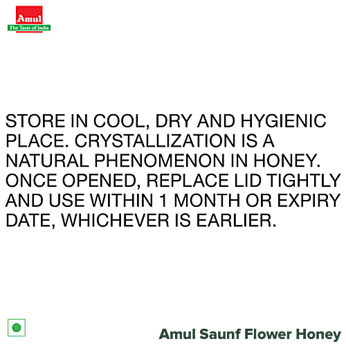 Buy Amul Saunf Flower Honey - Pure, Natural Sweetener, Boosts ...