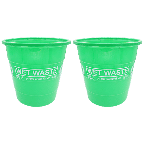 Buy Jaycee Wet Waste Dustbin - Plastic, Strong & Durable, Leak Proof ...