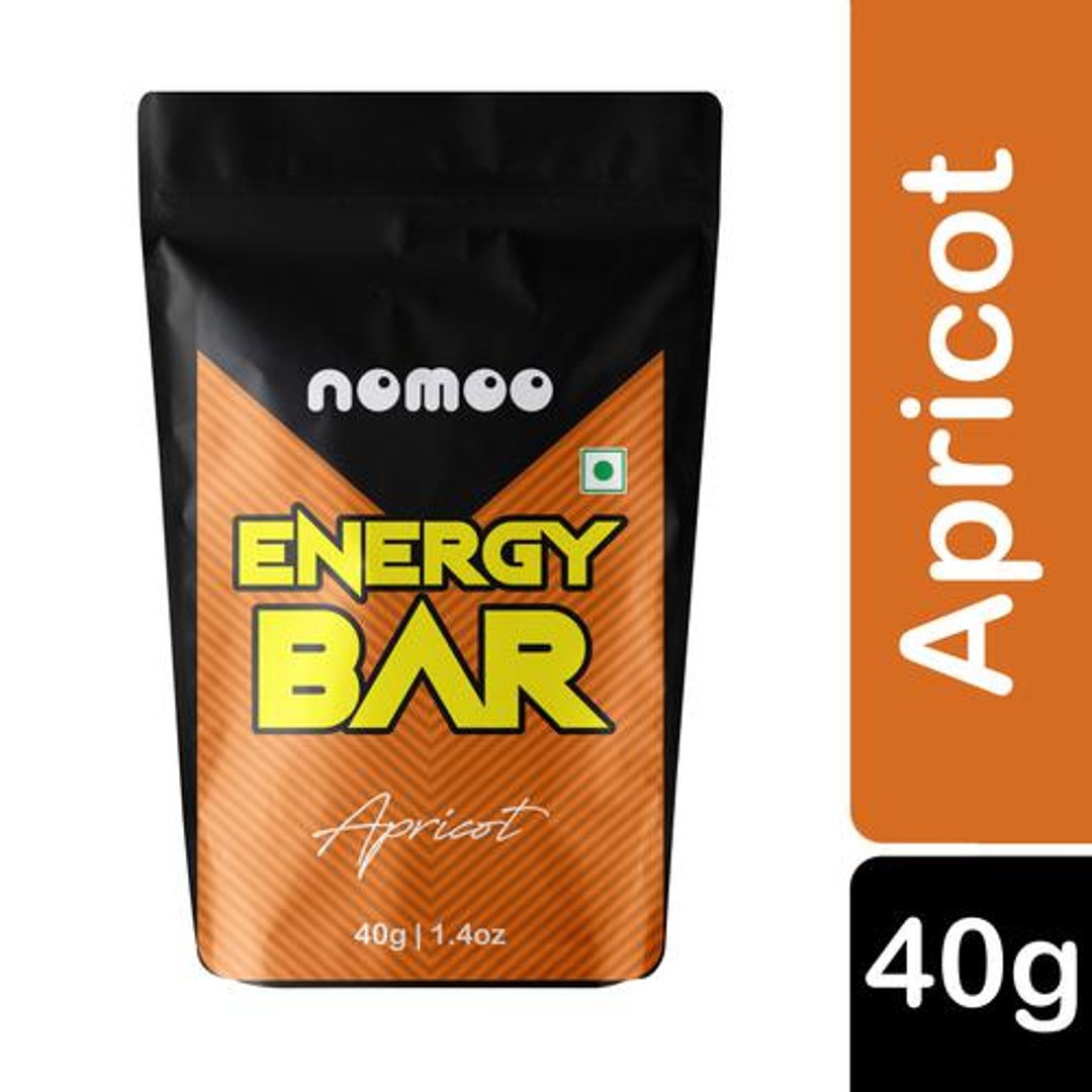 Buy NOMOO Energy Bar - Apricot, Dairy Free, Nut Based Snack Online at ...