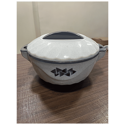 Buy Saura Casserole - Inner Steel, Insulated, White & Grey, Ambiance ...