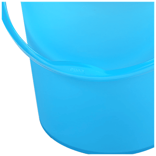 Buy Cello Deluxe Bucket - Frosty, Blue, Strong Body, Sturdy Handle ...