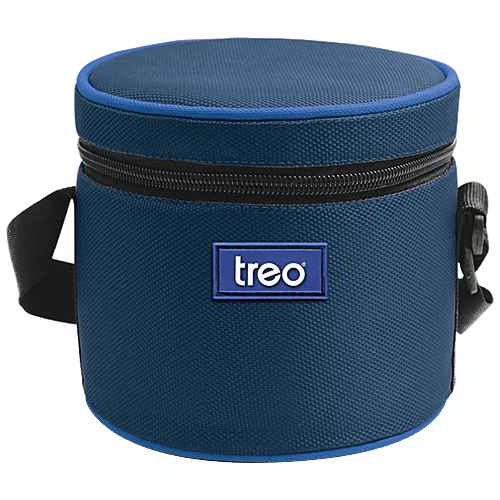 Buy Treo Health First Lunch/Tiffin Box - Round, Glass Container ...