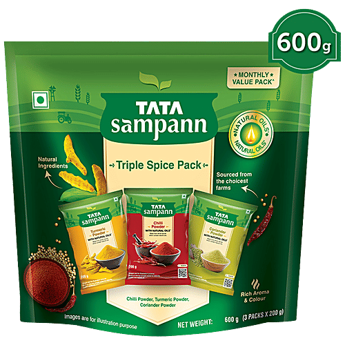 Buy Tata Sampann Triple Spice Pack - Chilli, Turmeric & Coriander ...