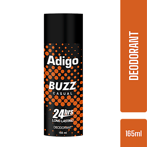Buy Adigo Buzz Deodorant - Casual, 24 Hours Long Lasting Freshness ...