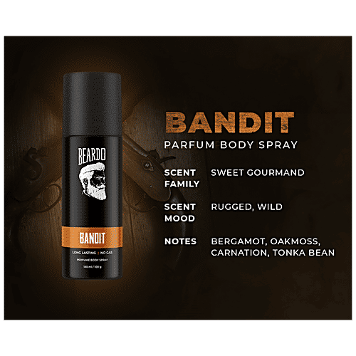 Buy Beardo Bandit Perfume Body Spray - No Gas, Long Lasting, For Men ...