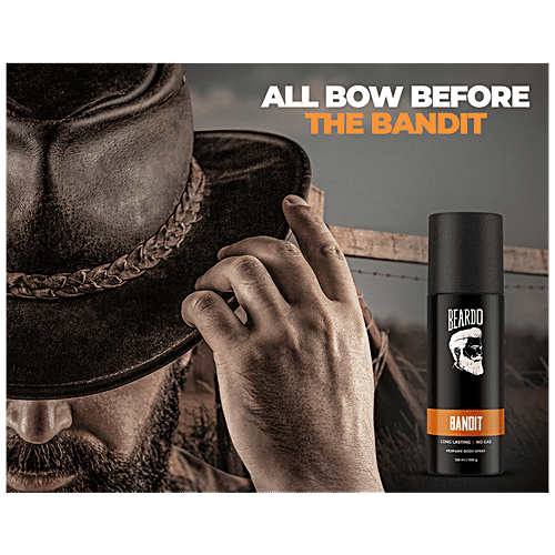 Buy Beardo Bandit Perfume Body Spray - No Gas, Long Lasting, For Men ...