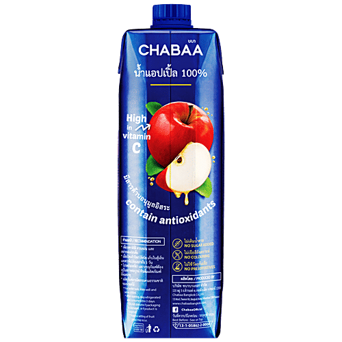 Buy Chabaa 100% Apple Juice - Trans-Fat & Cholesterol Free Online at ...