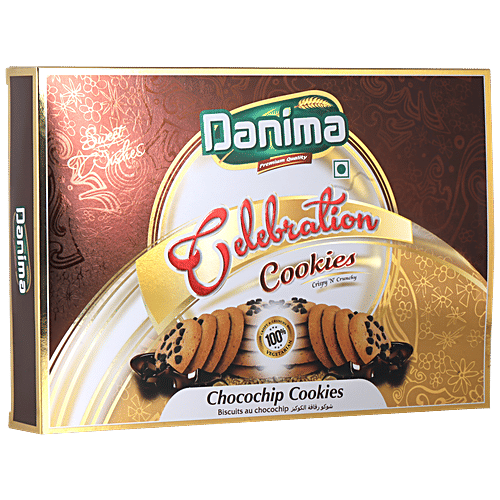 Buy Danima Celebration Chocochip Cookies - Crispy, Crunchy Online at ...