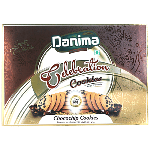 Buy Danima Celebration Chocochip Cookies - Crispy, Crunchy Online at ...