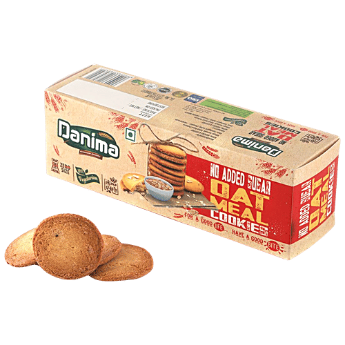 Buy Danima No Added Sugar Oatmeal Cookies - High Nutrition & Protein ...