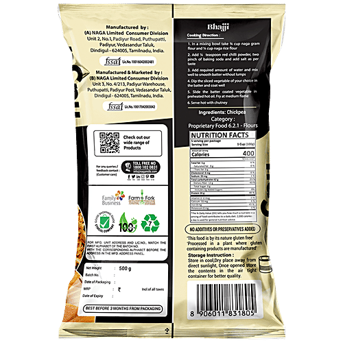 Buy NAGA Gram Flour - 100% Chana Dal Besan Online at Best Price of Rs ...