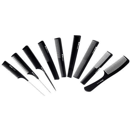 Buy Bronson professional Comb Set - Fine Teeth, Lightweight, For ...