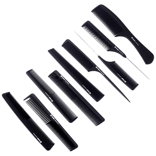 Buy Bronson professional Comb Set - Fine Teeth, Lightweight, For ...