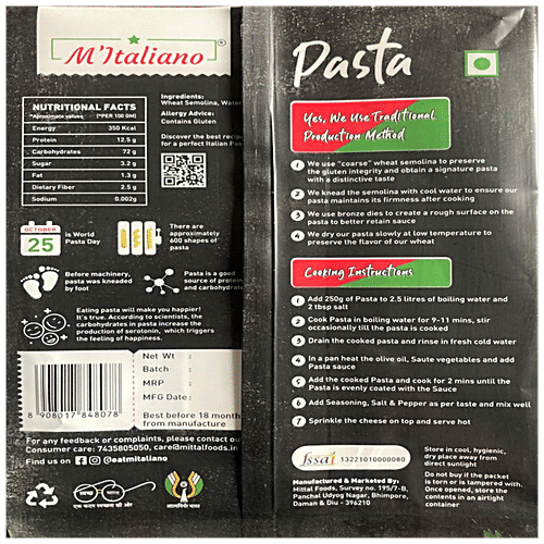 Buy M'Italiano Penne Pasta - Authentic Italian, Wheat Semolina Online ...