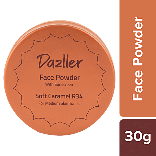 Buy Dazller Face Powder With Sunscreen - Helps To Set Makeup Online at ...