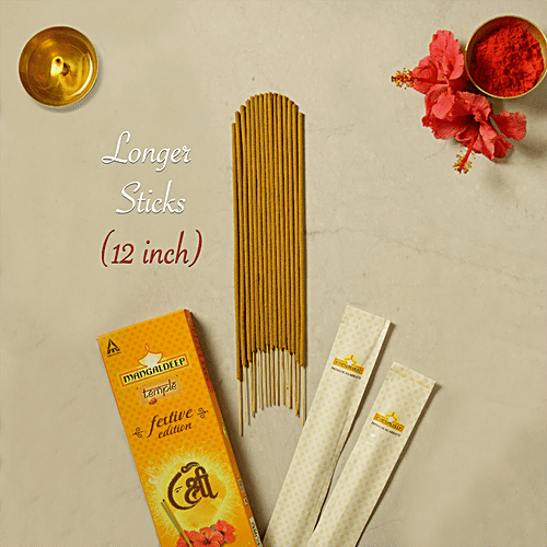 Buy Mangaldeep Festive Edition - Flora Agarbatti, 90 Minutes Long ...