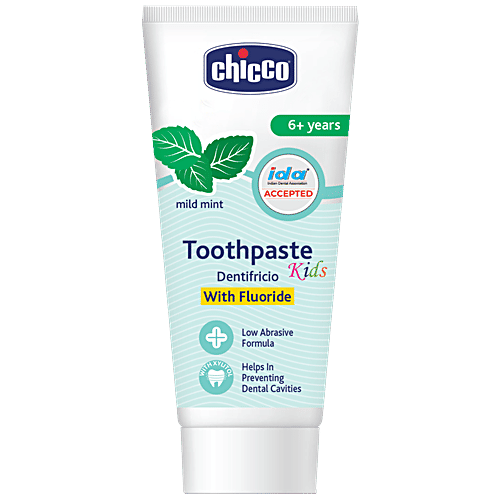 Buy Chicco Mild Mint Toothpaste - With Fluoride, Prevents Dental Cavity ...