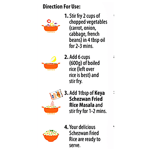 Buy Keya Schezwan Fried Rice Tastemaker - Cooks In 5 Minutes ...