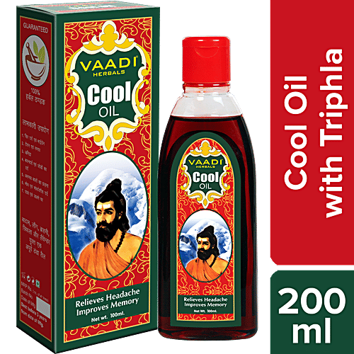 Buy Vaadi Herbals Cool Oil With Triphla & Almond - Relieves Headache ...