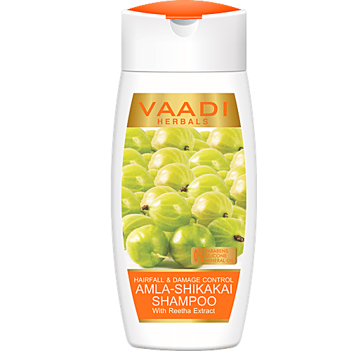 Buy Vaadi Herbals Amla-Shikakai Shampoo With Reetha Extract - Hairfall ...