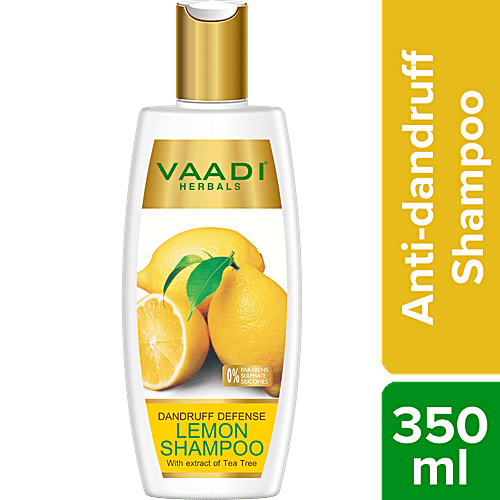 Buy Vaadi Herbals Dandruff Defense Lemon Shampoo With Tea Tree Extract ...