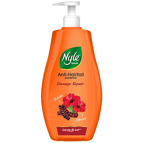 Buy Nyle Anti Hairfall Shampoo - With Shikakai & Hibiscus, Naturals ...