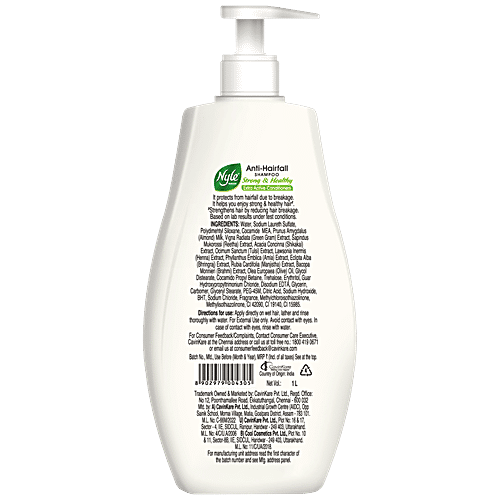 Buy Nyle Anti Hairfall Shampoo - With Active Conditioner, Almonds ...