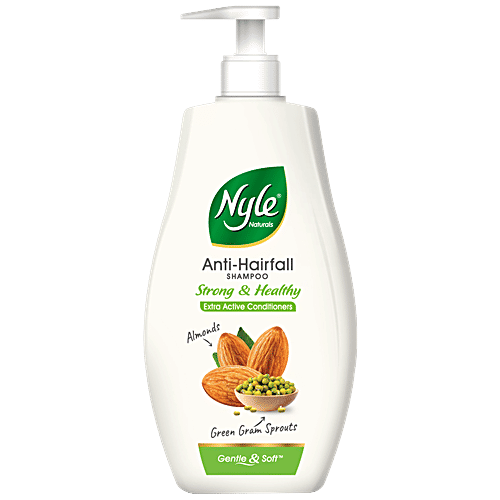 Buy Nyle Anti Hairfall Shampoo - With Active Conditioner, Almonds ...