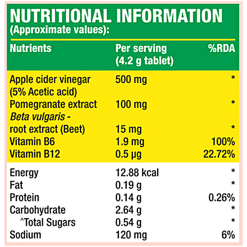 Buy Fast&Up Apple Cider Vinegar Effervescent Tablets With Mother ...