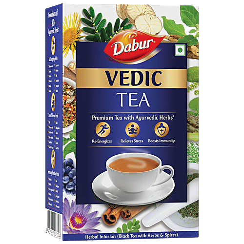 Buy Dabur Vedic Tea - Handpicked From Assam, Nilgiri & Darjeeling ...