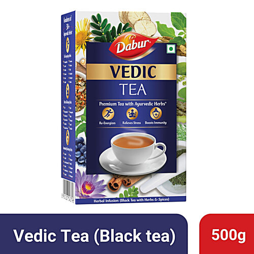 Buy Dabur Vedic Black Tea | Handpicked From Assam, Nigari & Darjeeling ...