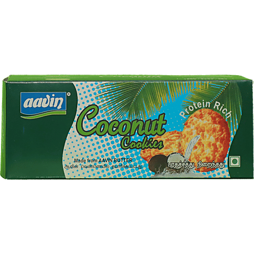 Buy Aavin Coconut Cookies - Crunchy, Protein Rich Online at Best Price ...