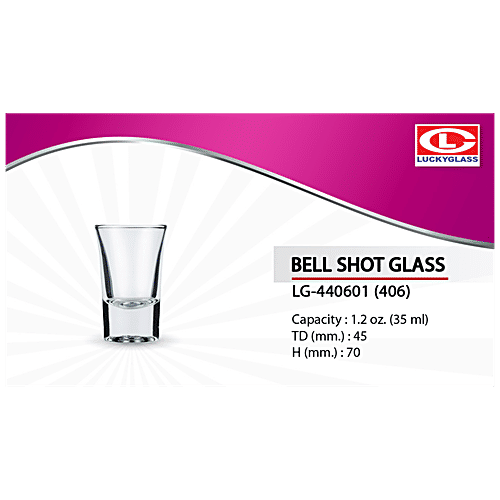Buy Lucky Glass Bell Shot Glass - High Quality Online at Best Price of ...