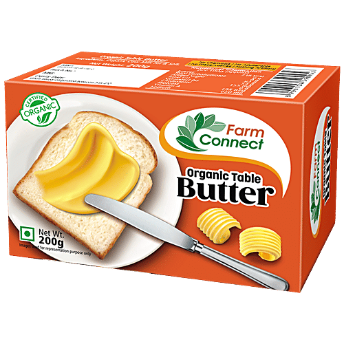 Buy Farm Connect Organic Table Butter - Extra Creamy, Natural Flavour ...