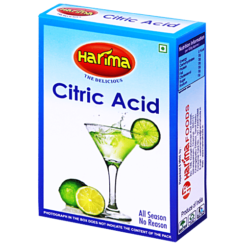 Buy HARIMA Citric Acid - Preservatives & Enhances Flavour, 100% ...
