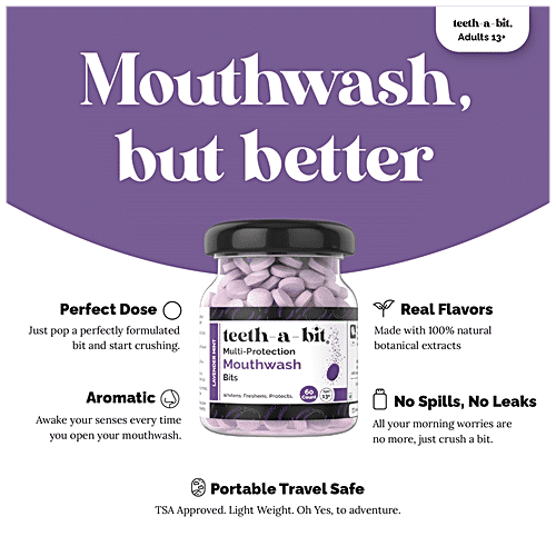 Buy teeth-a-bit Mouthwash Bits - Multiprotection, Lavender Mint, For ...