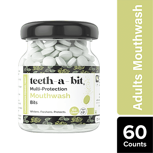 Buy Teeth a Bit Mouthwash Bits - Multiprotection, Cardamom Fennel Mint ...