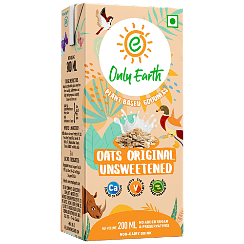 Buy Only Earth Oats Original Milk - Unsweetened, Plant-Based, Rich In ...