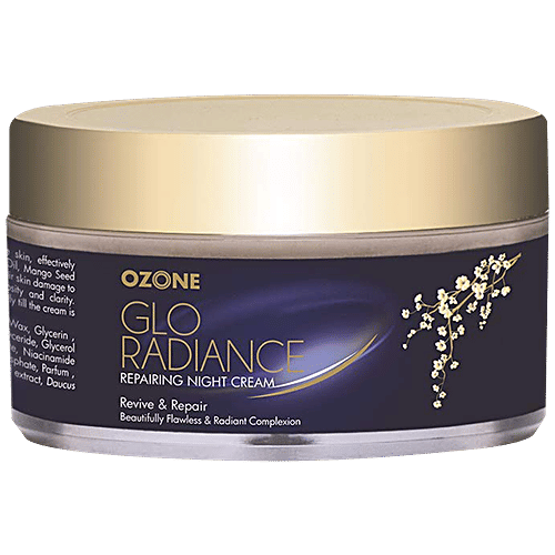 Buy Ozone Glo Radiance Repairing Night Cream - For Flawless & Radiant ...