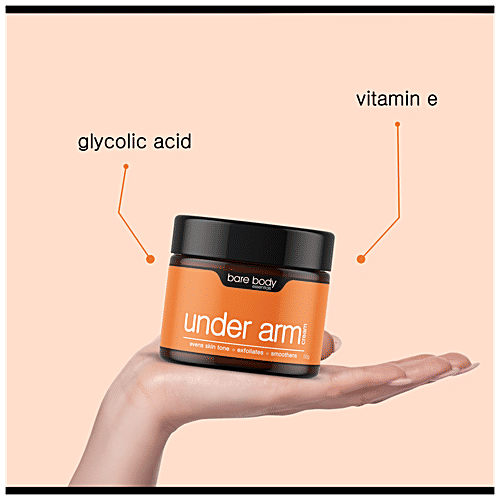 Buy Bare Body Essentials Underarm Cream - Exfoliates, Smoothens & Evens ...