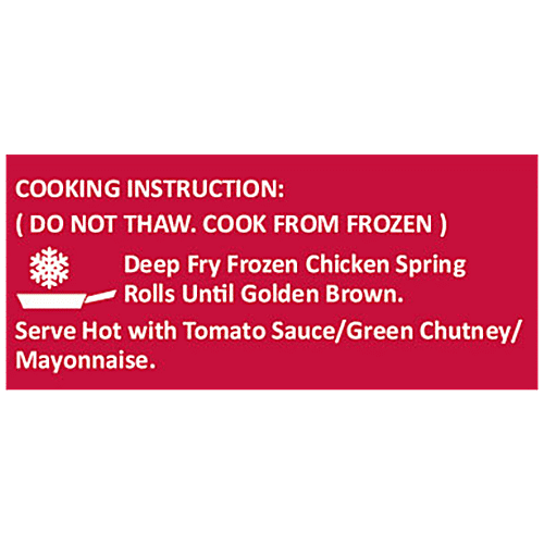 Buy Meatzza Chicken Spring Roll - Oriental Snackers, Semi Cooked Online ...