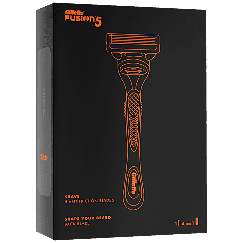 Buy Gillette Fusion5 Premium Gift Set - With 1 Manual Handle, 4 ...
