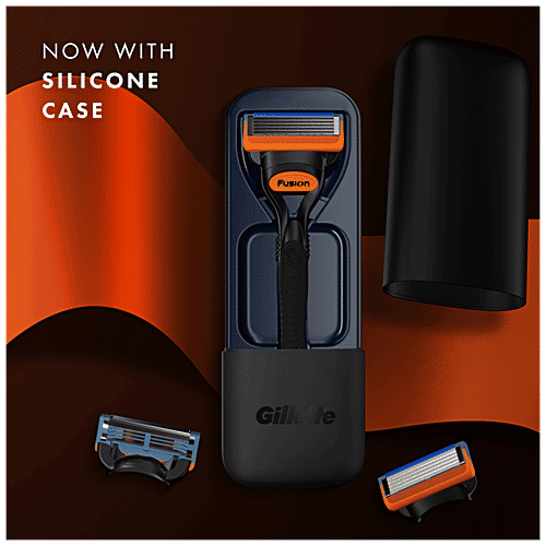 Buy Gillette Fusion5 Premium Gift Set - With 1 Manual Razor, 2 ...