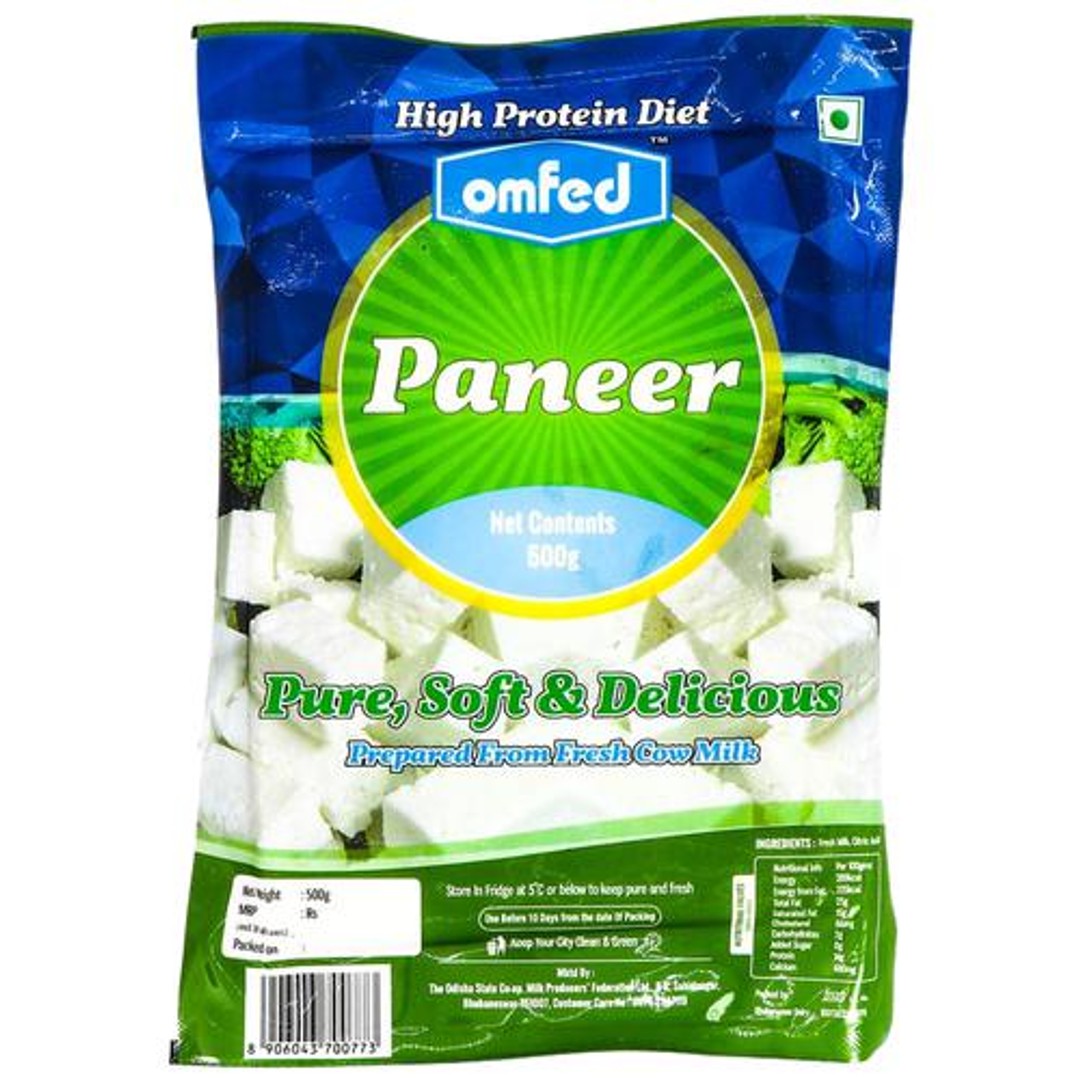 Buy OMFED Paneer - Soft, High In Protein Online at Best Price of Rs ...