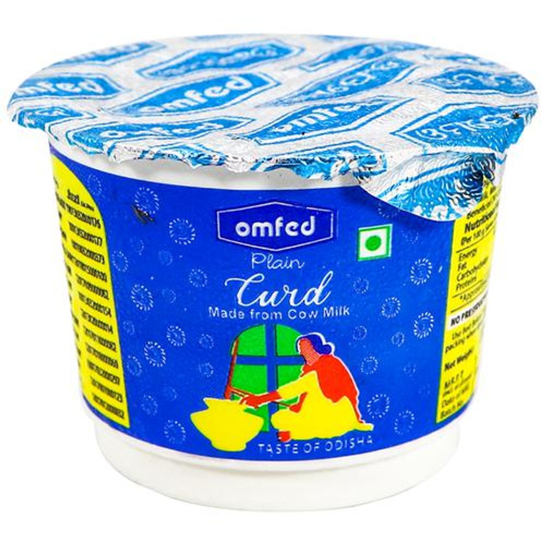 Buy OMFED Plain Curd - Made From Cow Milk Online at Best Price of Rs null - bigbasket