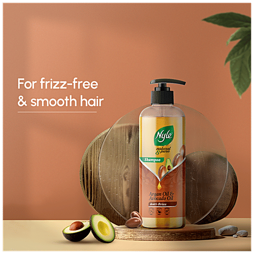 Buy Nyle Natural & Pure Shampoo - With Argan Oil & Avocado Oil, For ...