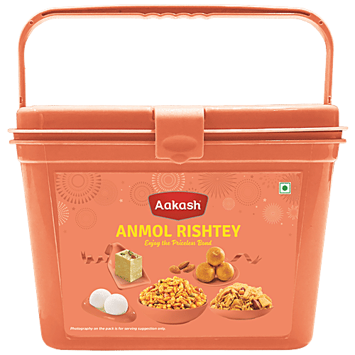 Buy Aakash Anmol Rishtey Gift Pack - Traditional Indian Sweet & Savoury ...